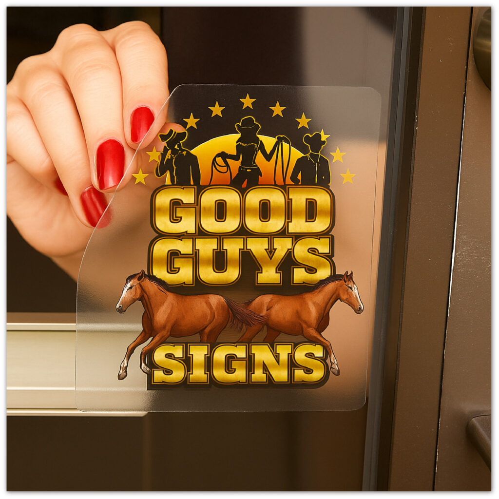 Static Cling Decals: Stick Without the Mess | Good Guys Signs Graphics ...