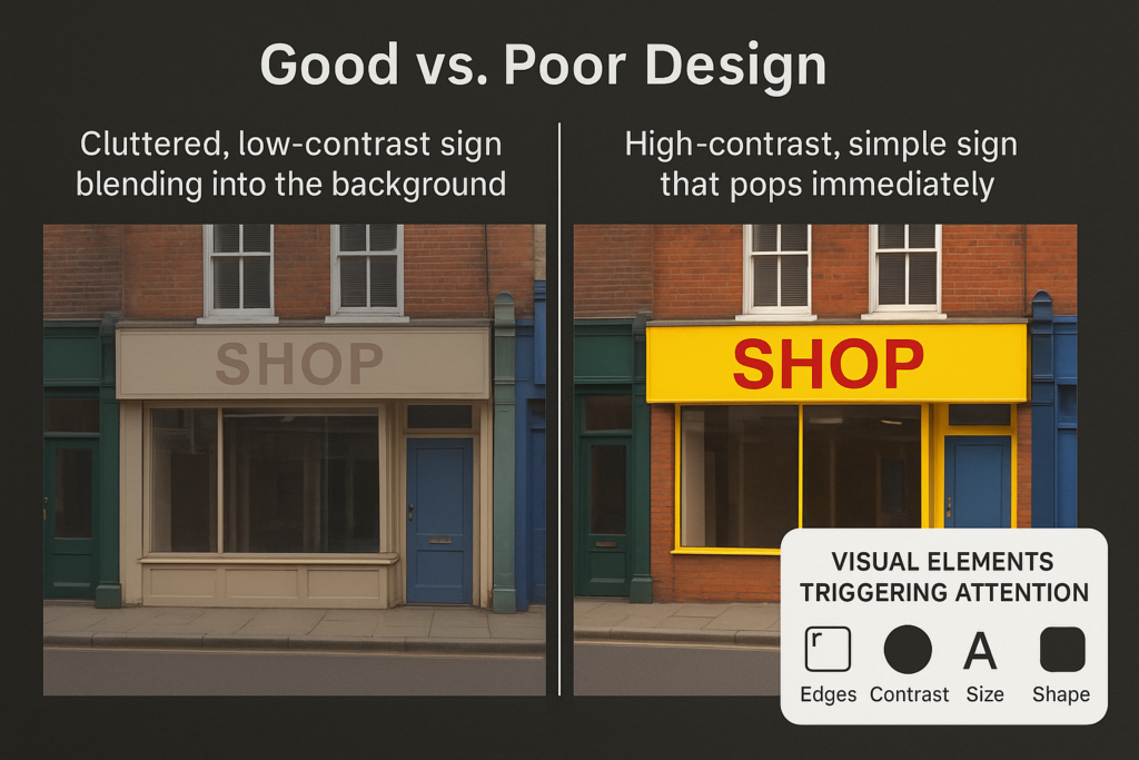 Designing for Preattentive Vision: How to Make Your Sign Stand Out ...