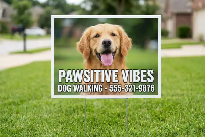 Digital Yard Signs | Full Color & Photo Quality Printing