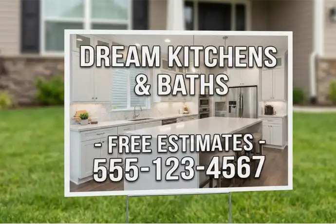 Digital Yard Signs | Full Color & Photo Quality Printing