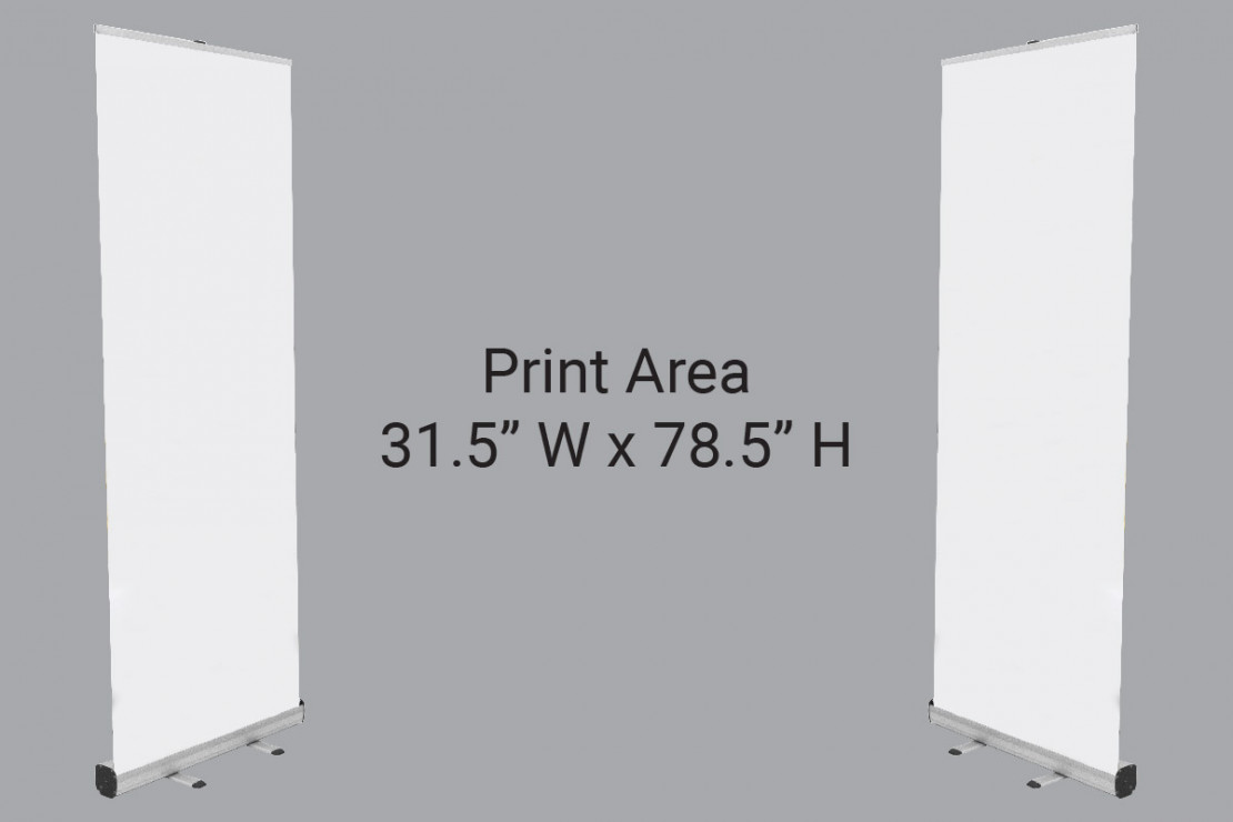 Deluxe Custom Retractable Poster/Banner Stand for Sale