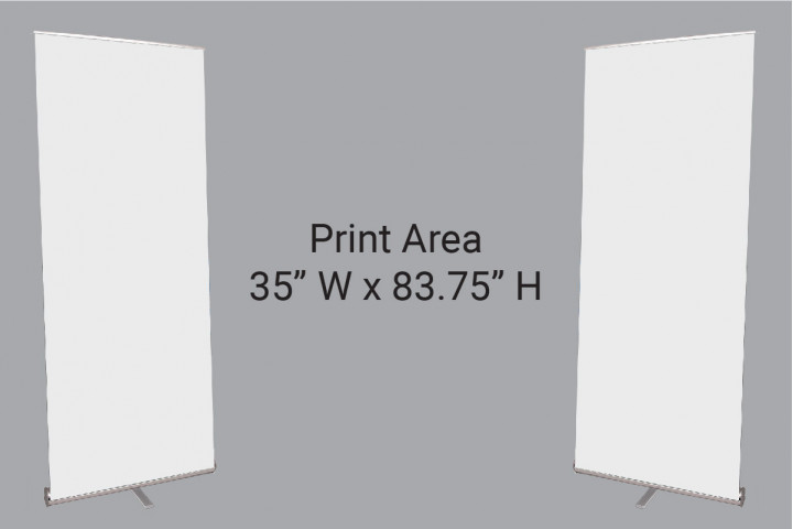 Custom Promotional Wide Retractable Banner Stands - Pacific