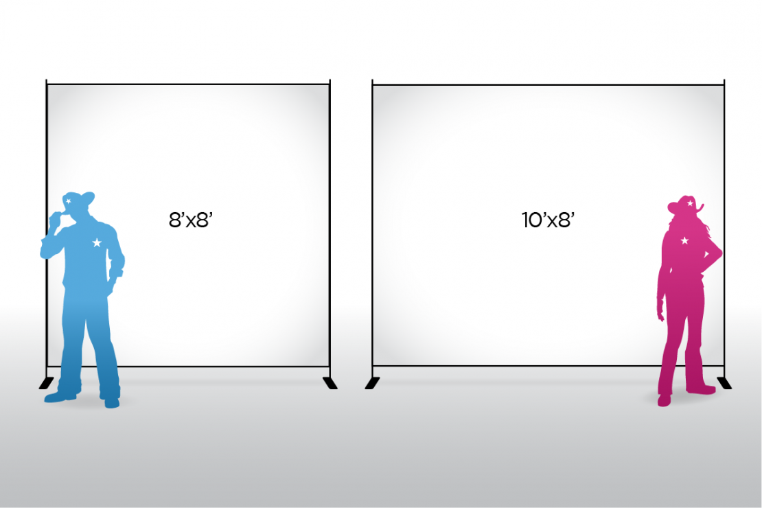 Custom Printed Step and Repeat Hollywood Banners with Stand