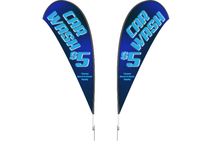 Custom Teardrop Advertising Flags for Sale | Good Guy Signs