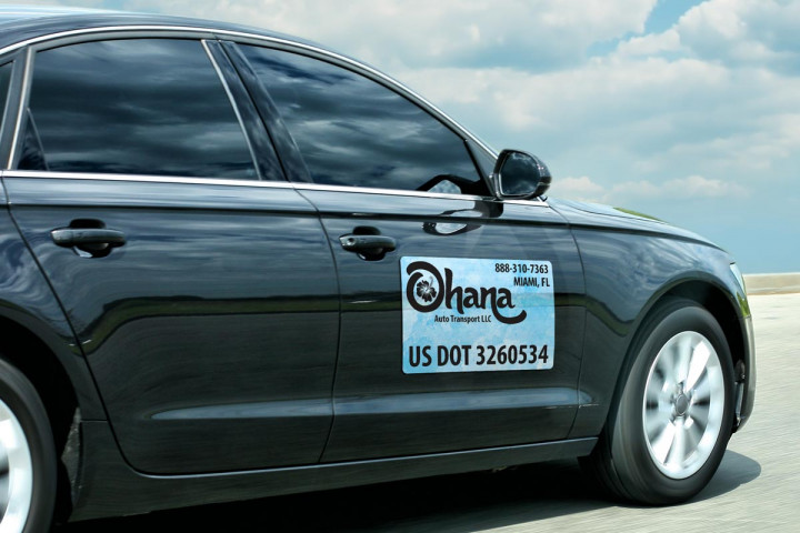 Magnetic Stickers for Cars | Custom Laminated Car Signs