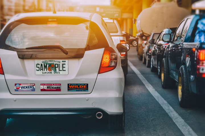 Custom-Made Oracal® Bumper Advertisement Stickers