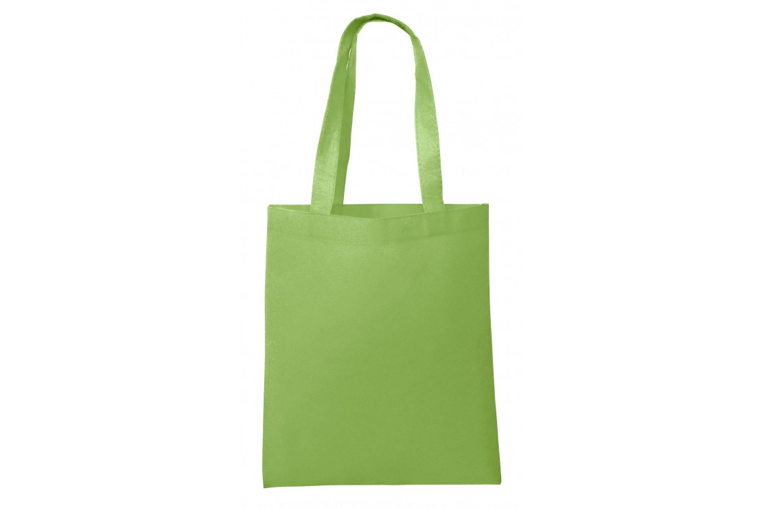 Economy Non-woven Medium Sized No-Gusset Tote Bags