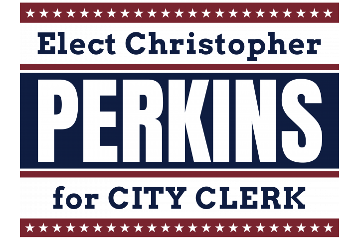 Cheap Custom Printed City Clerk Election Campaign Yard Signs for Sale