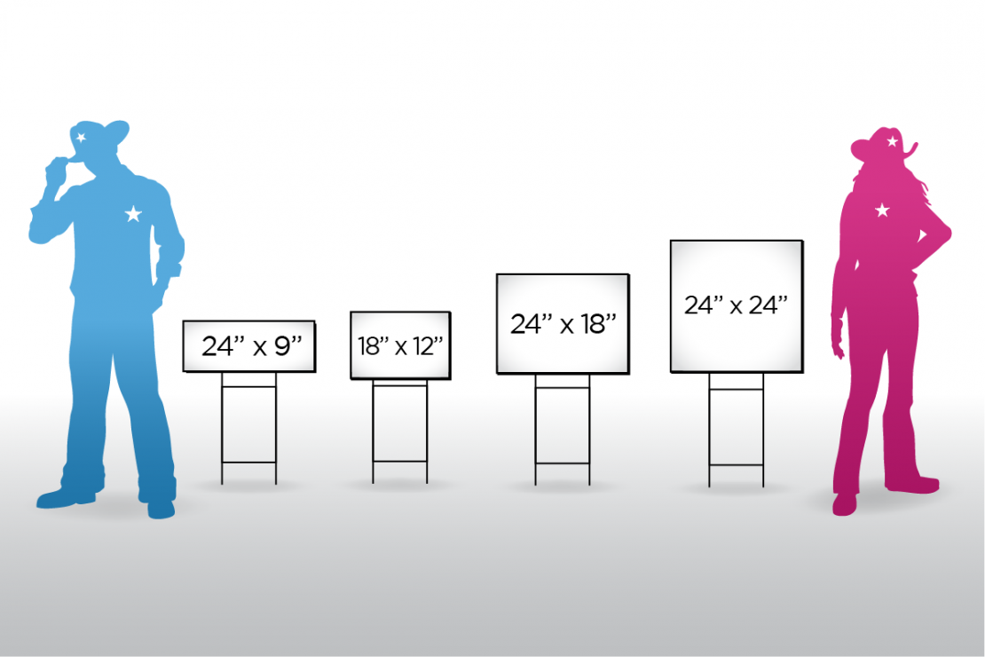 Custom-Printed Outdoor Yard Signs | Outdoor Lawn Signs