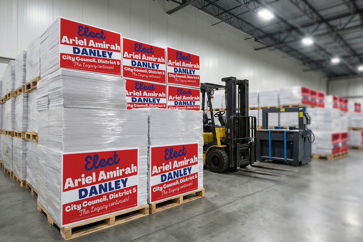 Bulk Silk Screen Yard Signs