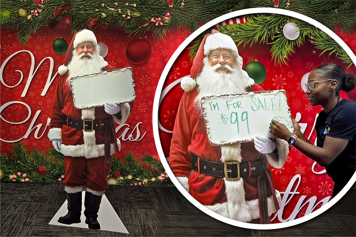 Increase Store Sales With a Life Size Santa Stand Ups