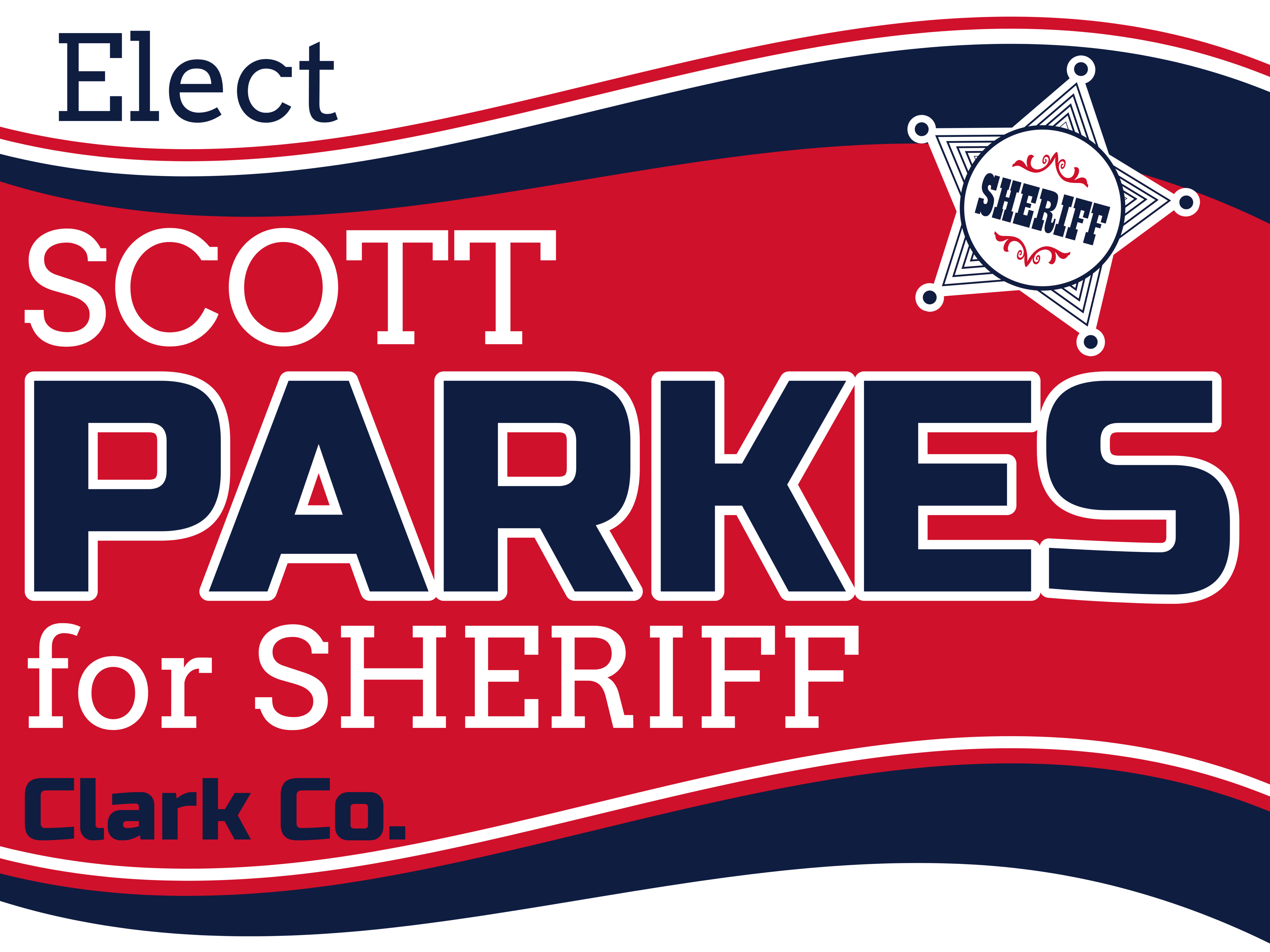 Cheap Custom Printed Sheriff Election Campaign Yard Signs for Sale